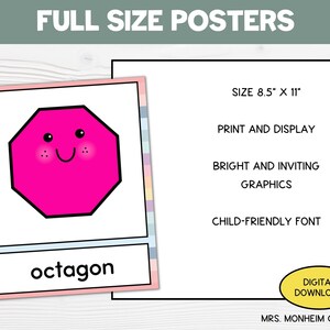 Geometric Shapes Flash Cards | Printable Flash Cards | Montessori ...