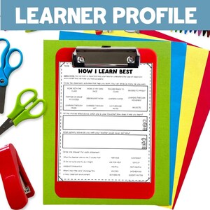 Student Survey Questionnaire for Back to School, Get to Know You ...