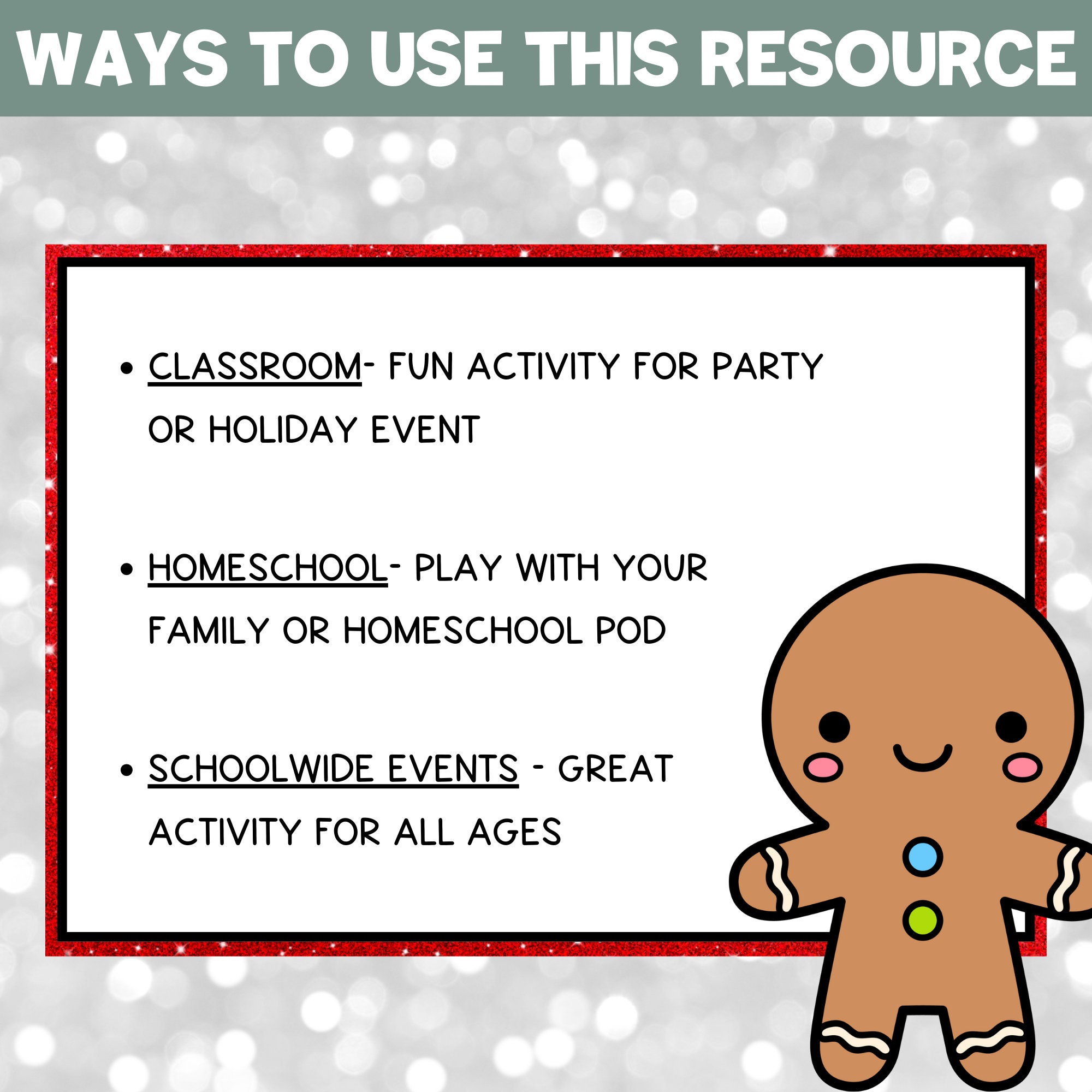 Christmas BINGO Printable Activity for Students, Families, or Seniors ...