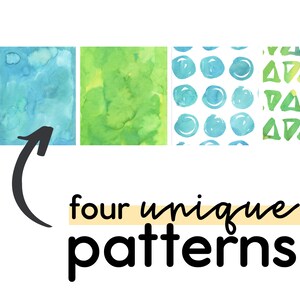 Editable Watercolor Banner, Customizable Bunting and Flags, Mix and ...