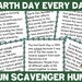 Earth Day Scavenger Hunt Fun Facts Classroom Activity Homeschool Game ...