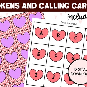 Uppercase Alphabet Bingo | Valentine Bingo | Valentine Alphabet Bingo ...