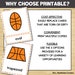 2D Geometric Shapes Flashcards, Basketball Theme, Educational Resource ...