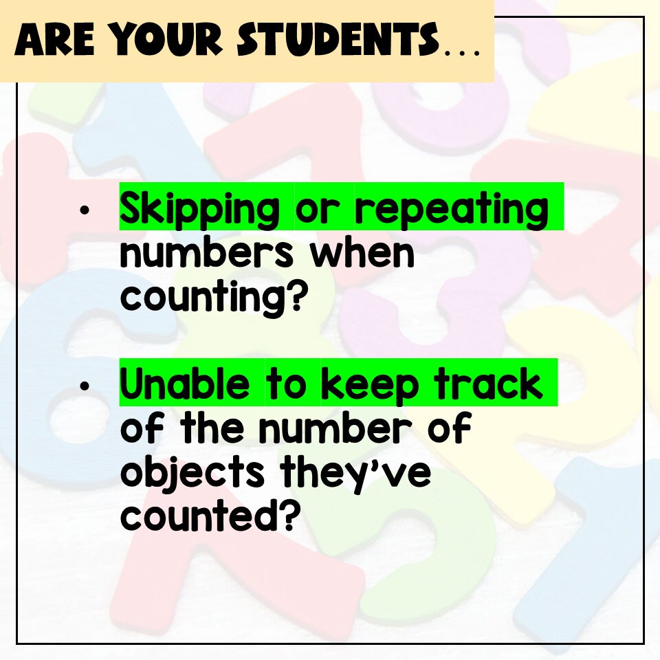 Numbers 0-20 Counting Mats, One-to-one Correspondence, Kindergarten ...