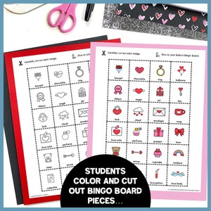 Valentine's Day Build a Bingo Fun and Engaging Activity for Students ...