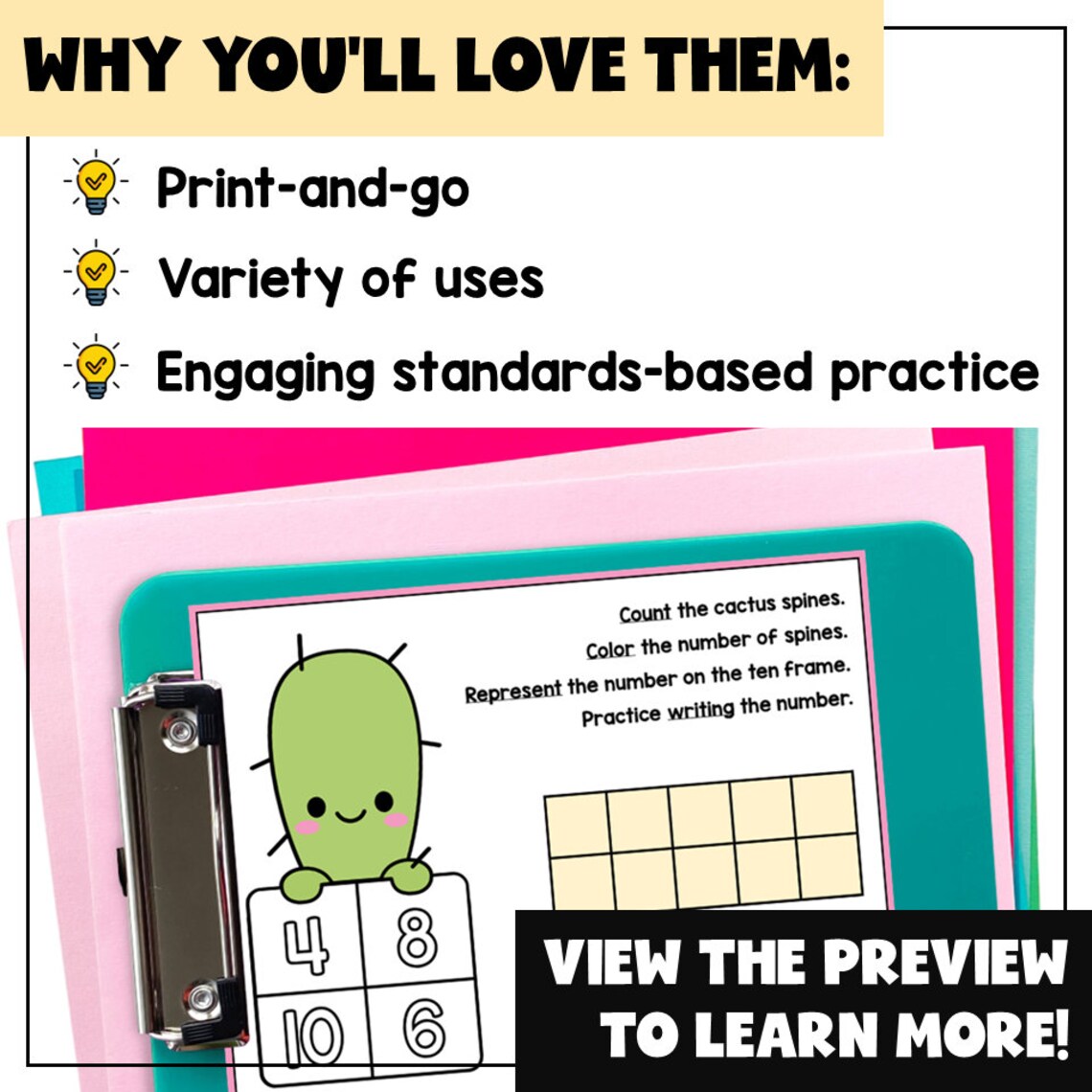 Numbers 0-20 Counting Mats, One-to-one Correspondence, Kindergarten ...