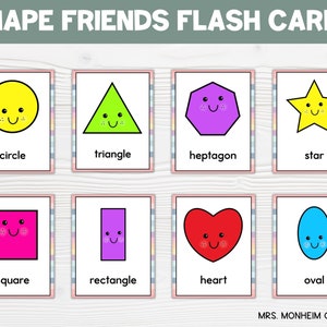 Geometric Shapes Flash Cards | Printable Flash Cards | Montessori ...