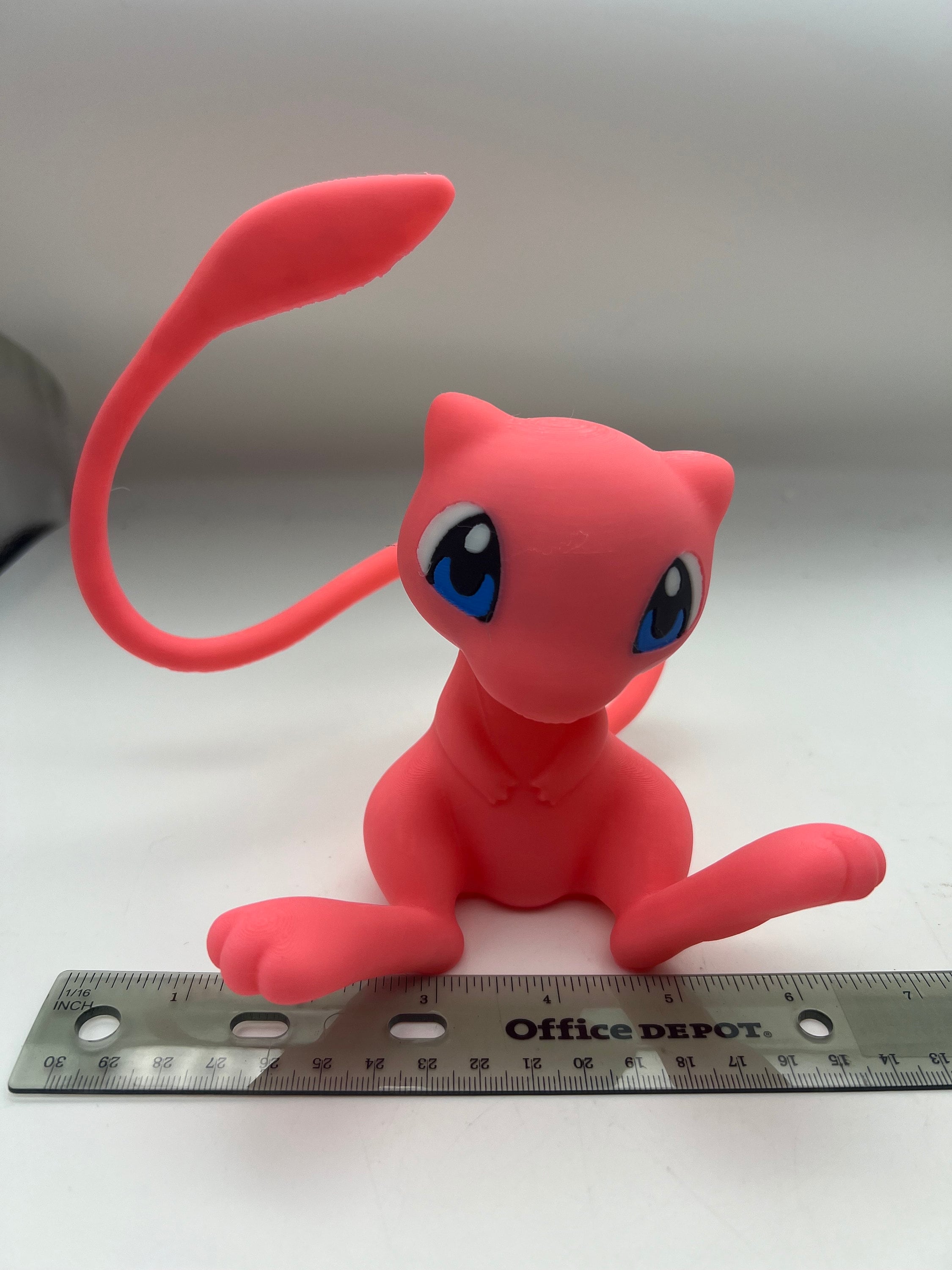 Mew Figure Model 3d Printed Statue - Etsy