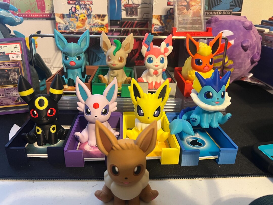 Eeveelutions Figure Model 3d Printed Statue 4 Inch - Etsy