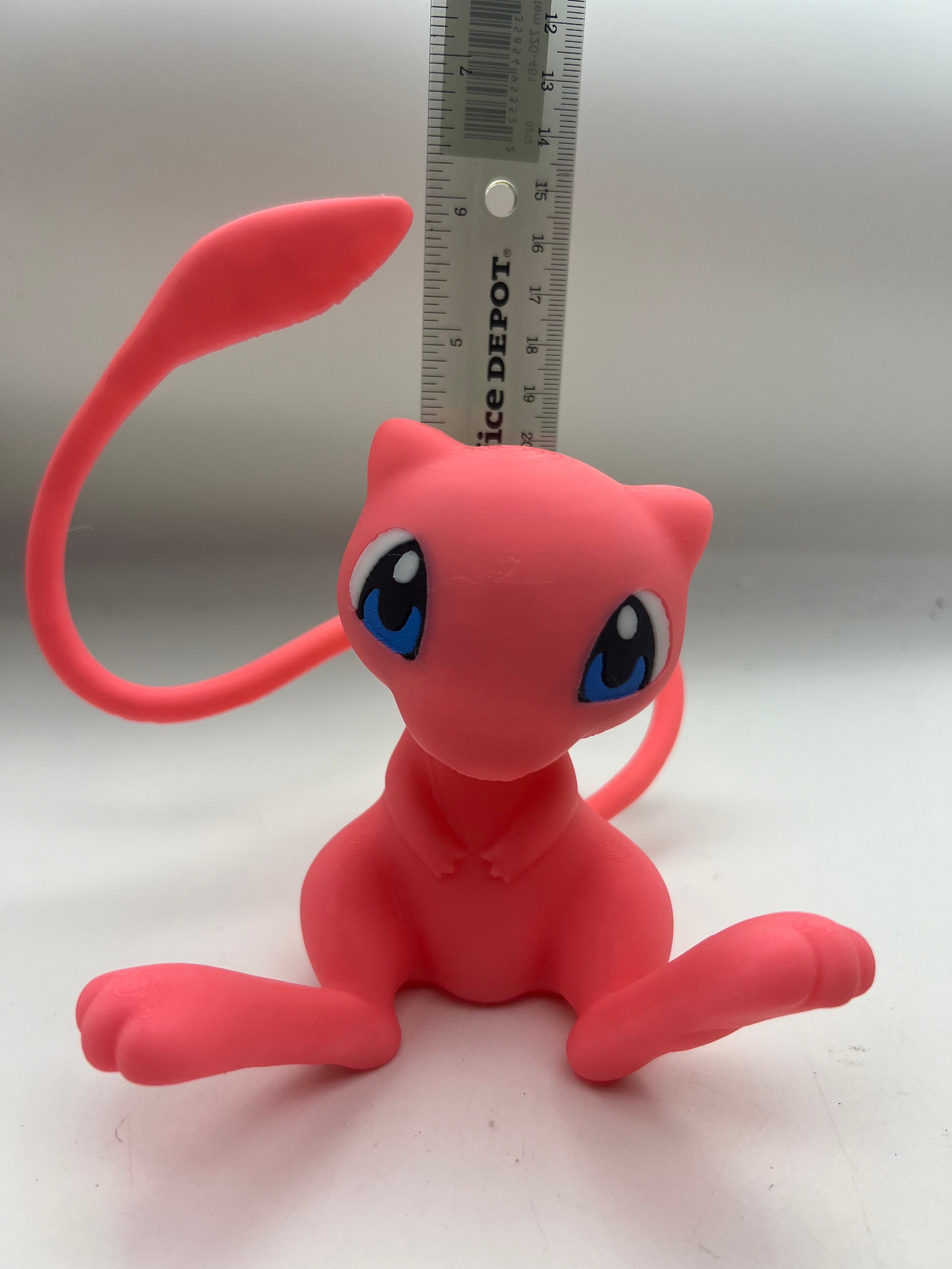 Mew Figure Model 3d Printed Statue - Etsy