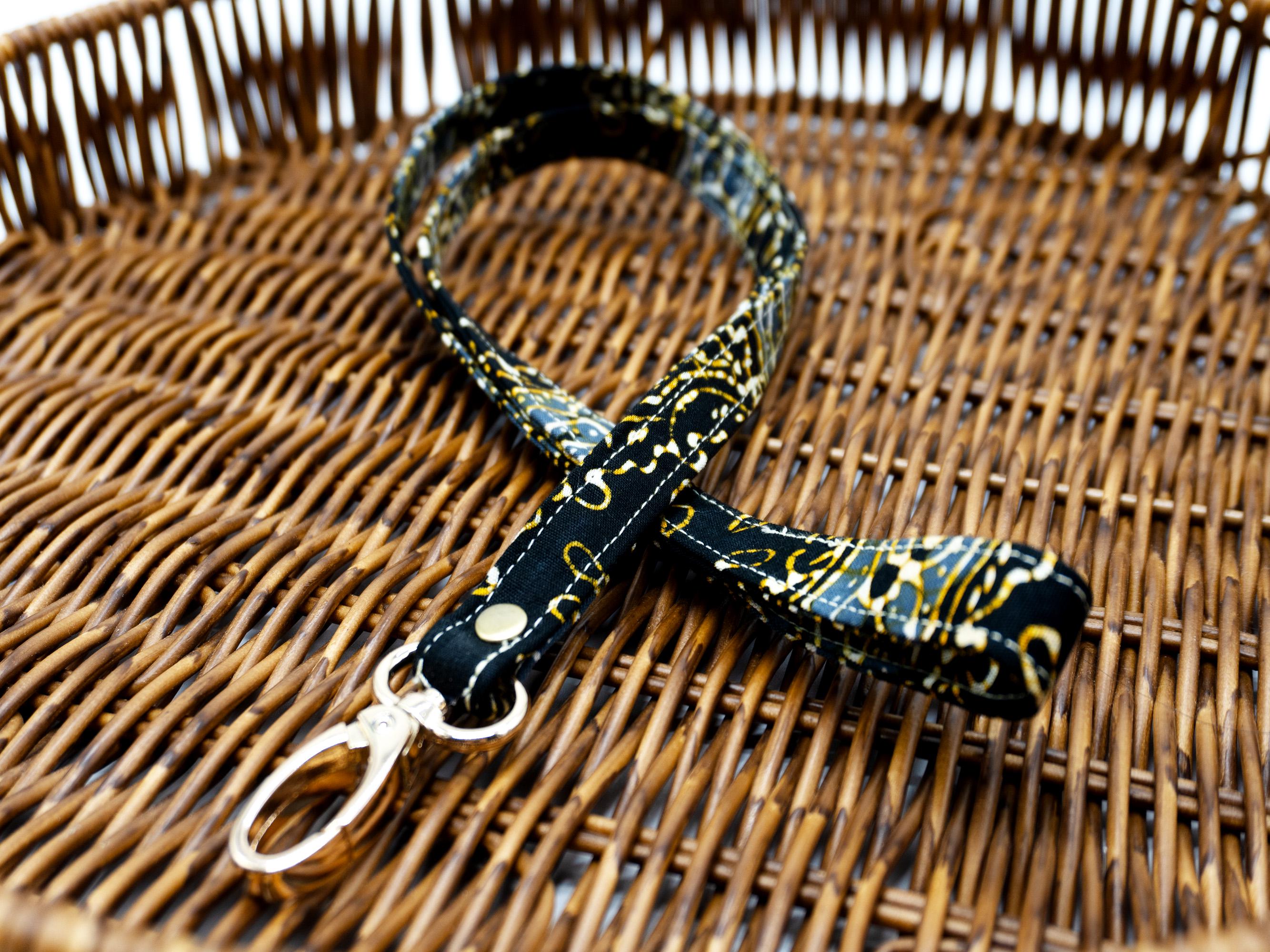 Batik Black Lanyard - Etsy