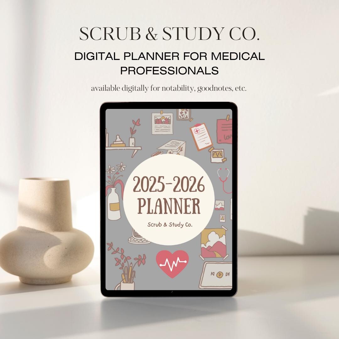 Digital Student Planner: Clinical Tracker, Study Schedules (goodnotes ...