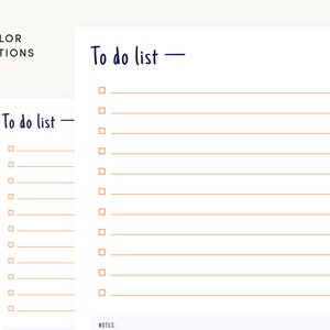 To Do List Printable Template | Productivity + Task Management | Easy ...