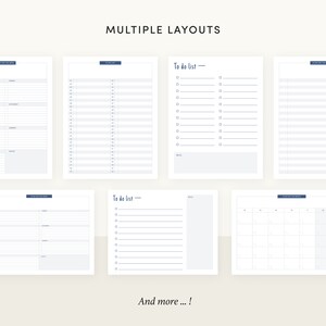 Planner + To-do Printable Template | Productivity + Task Management ...