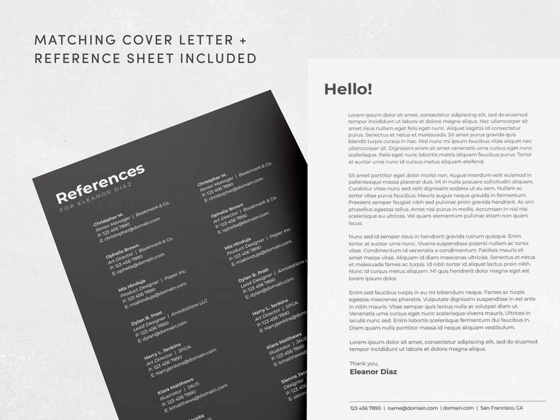 Google Docs Resume Template | Executive, Professional & Modern Resume ...