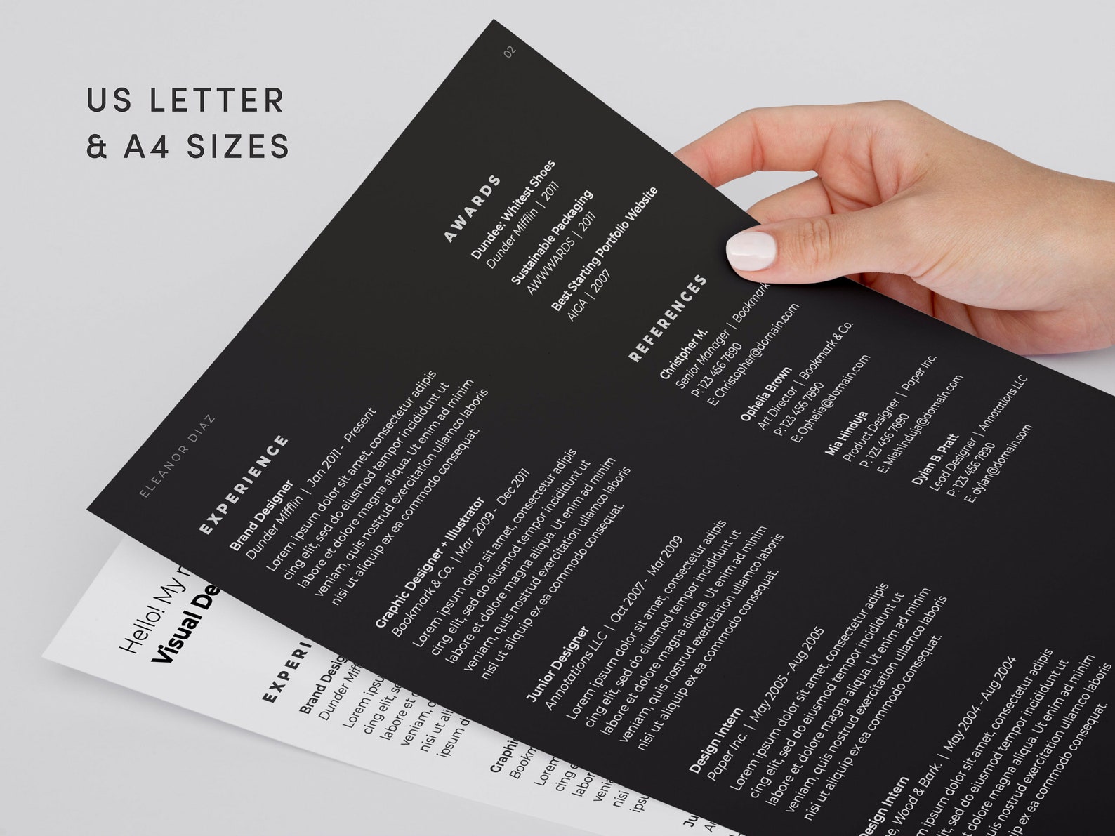 Google Docs Resume Template | Executive, Professional & Modern Resume ...