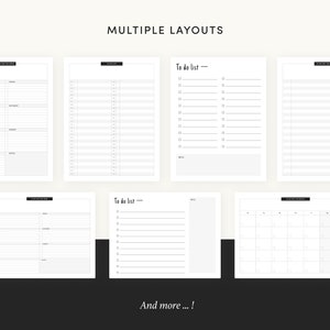 Planner + To-do Printable Template | Productivity + Task Management ...
