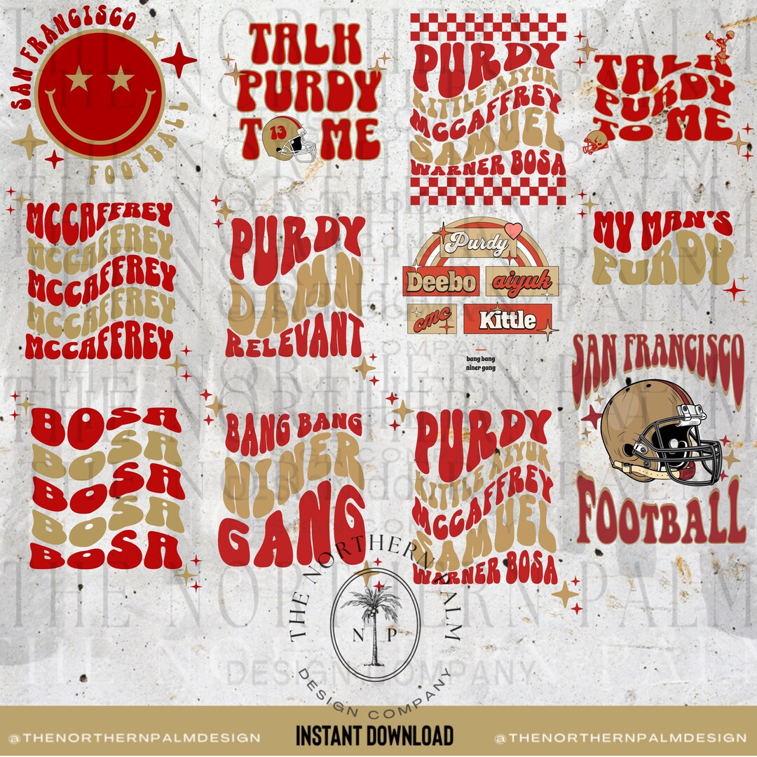 49ers Svg, 49er Svg Bundle Pack 12 Graphics, San Francisco Football Svg ...
