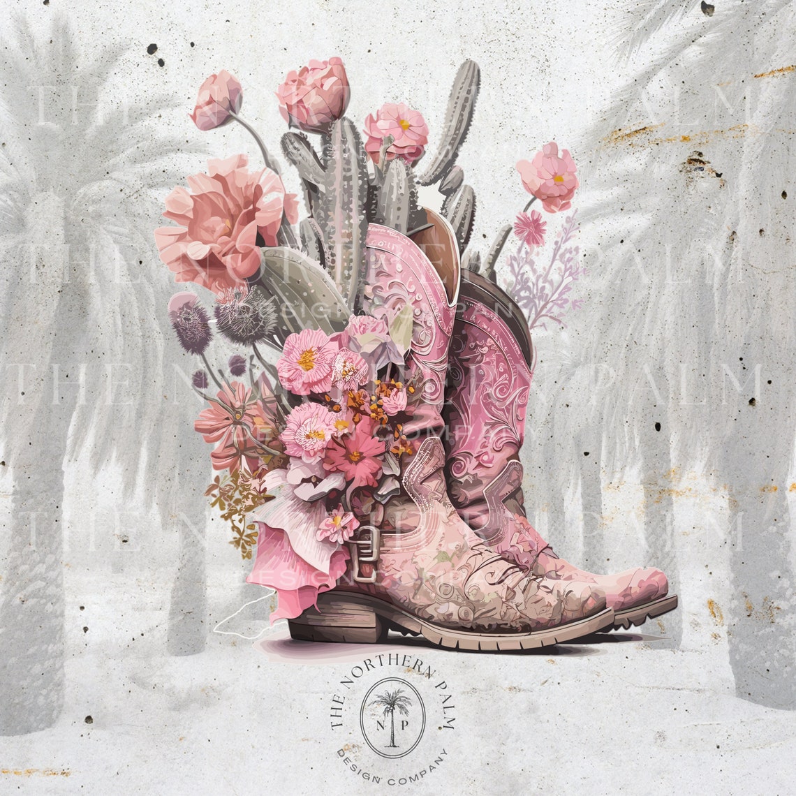 Cowgirl Boots Png Floral Cowgirl Boots Png Western Cowgirl - Etsy