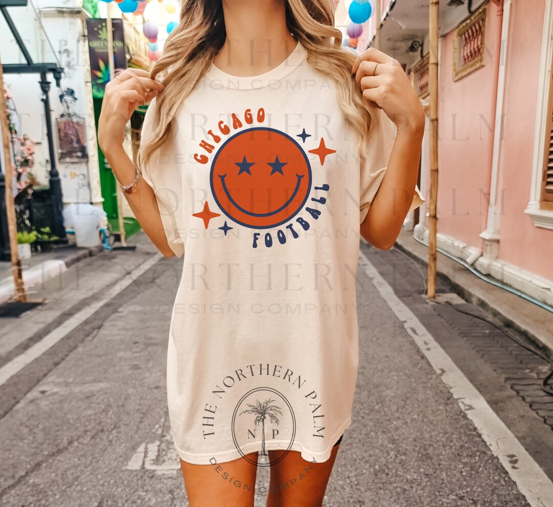 Chicago Football Shirt Bears Football Shirt Game Day Apparel Perfect ...