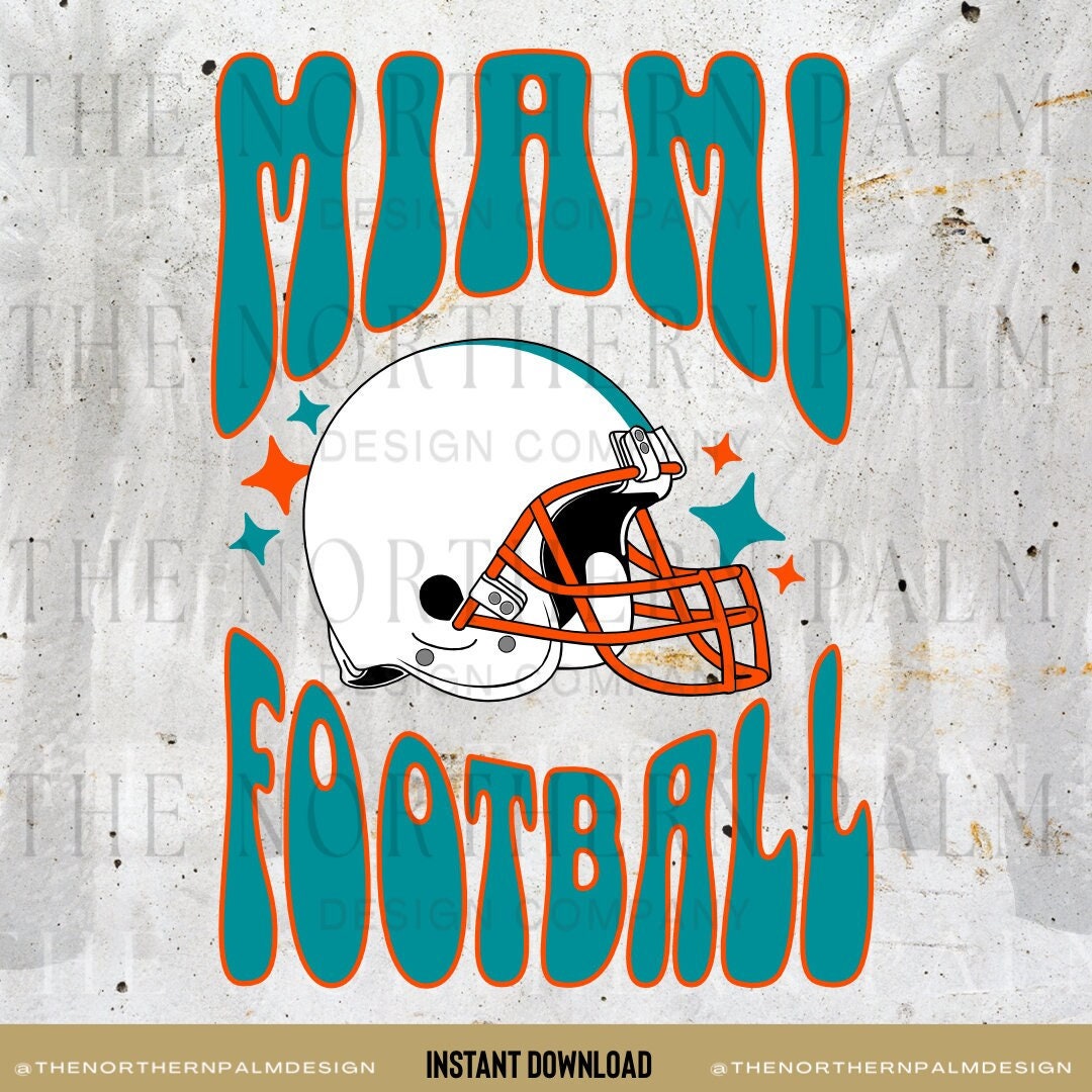 Retro Dolphins Svg, Dolphins Football Svg, Dolphins Football Cricut ...