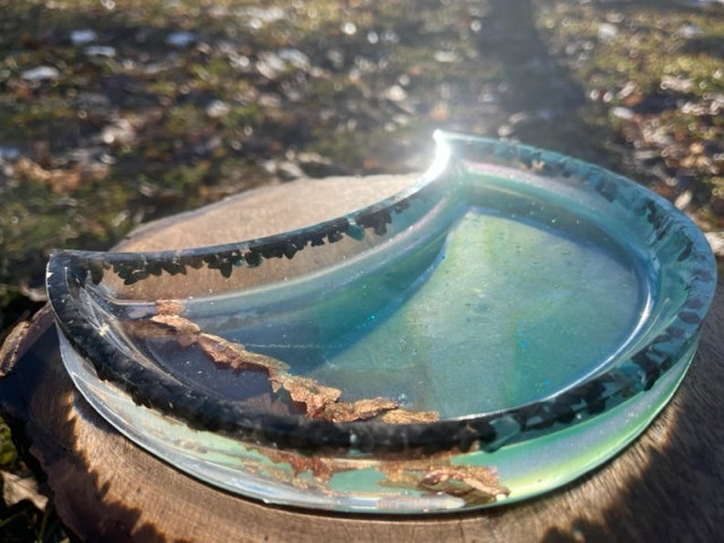 Aqua Moon Tray - Etsy
