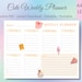 Weekly Schedule Bullet Journal Printable Planner PDF - Etsy Canada
