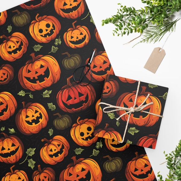 Spooky Wrapping Paper - Etsy