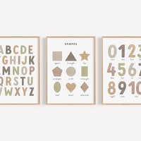 Count to 10 Print, Numbers 1-10 Poster, Classroom Decor, Printable ...