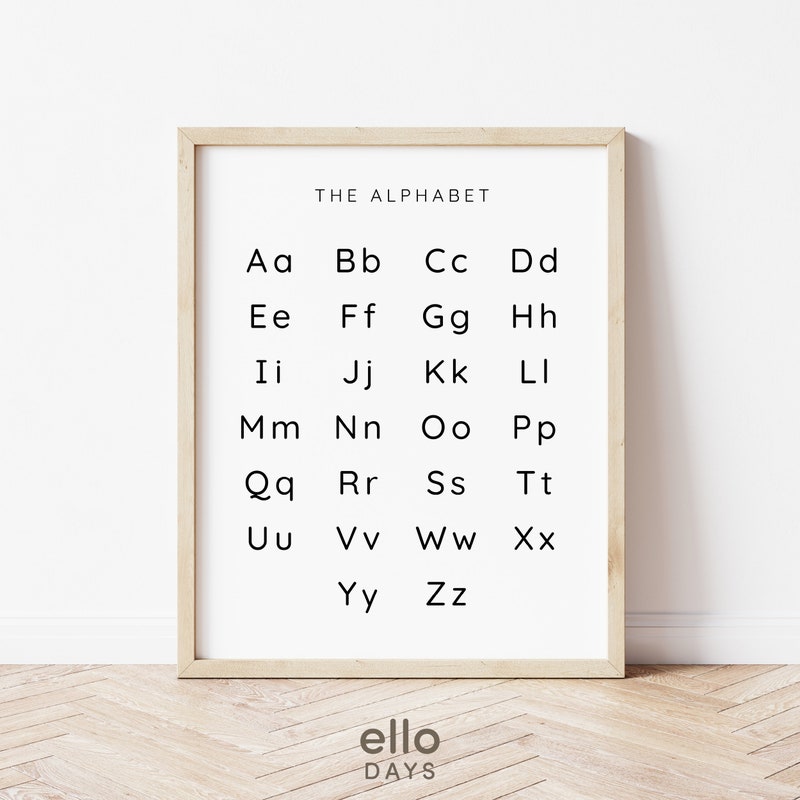 Abc Wall Decor - Etsy