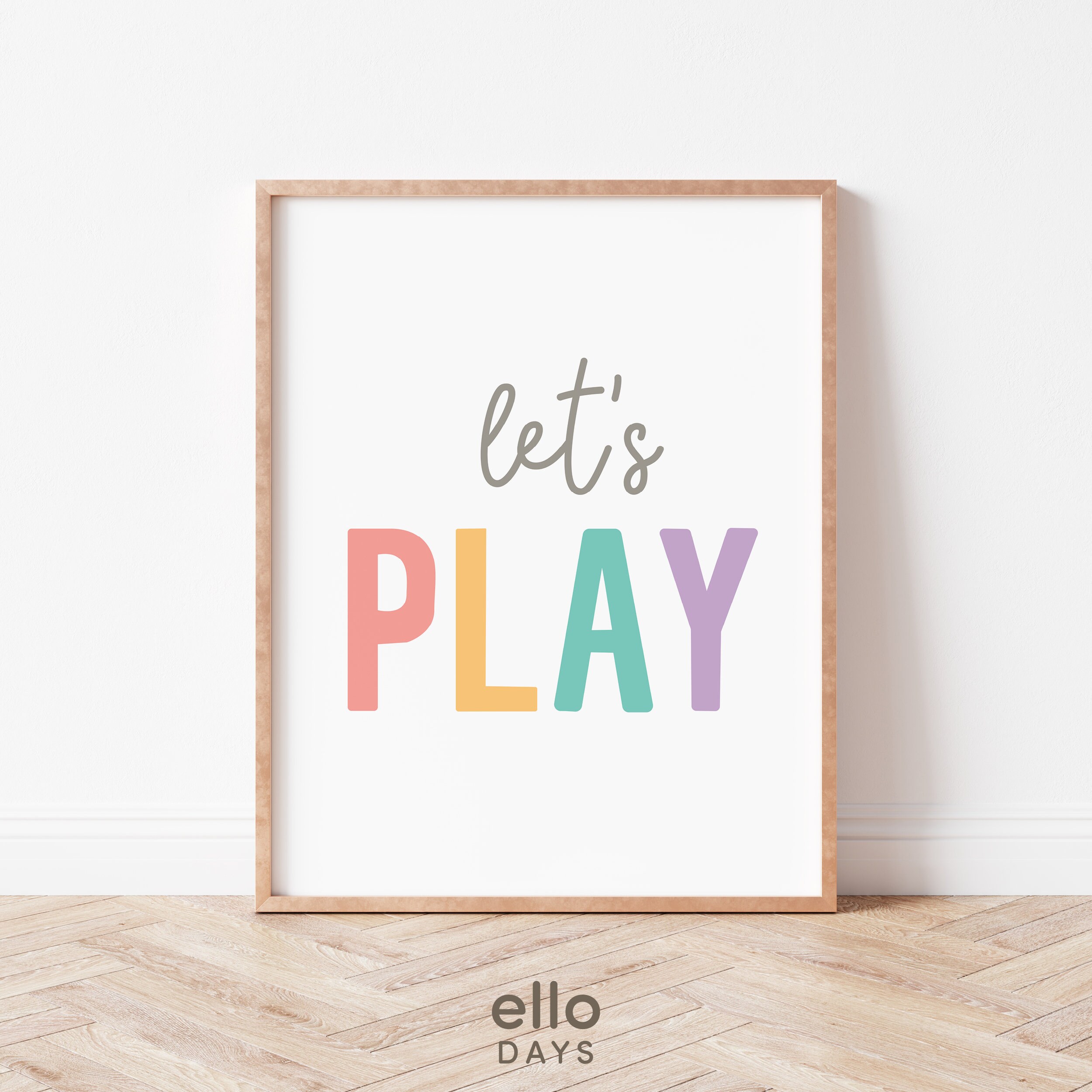 Preschool Classroom Decor Signs, Playroom Homeschool Print Posters ...
