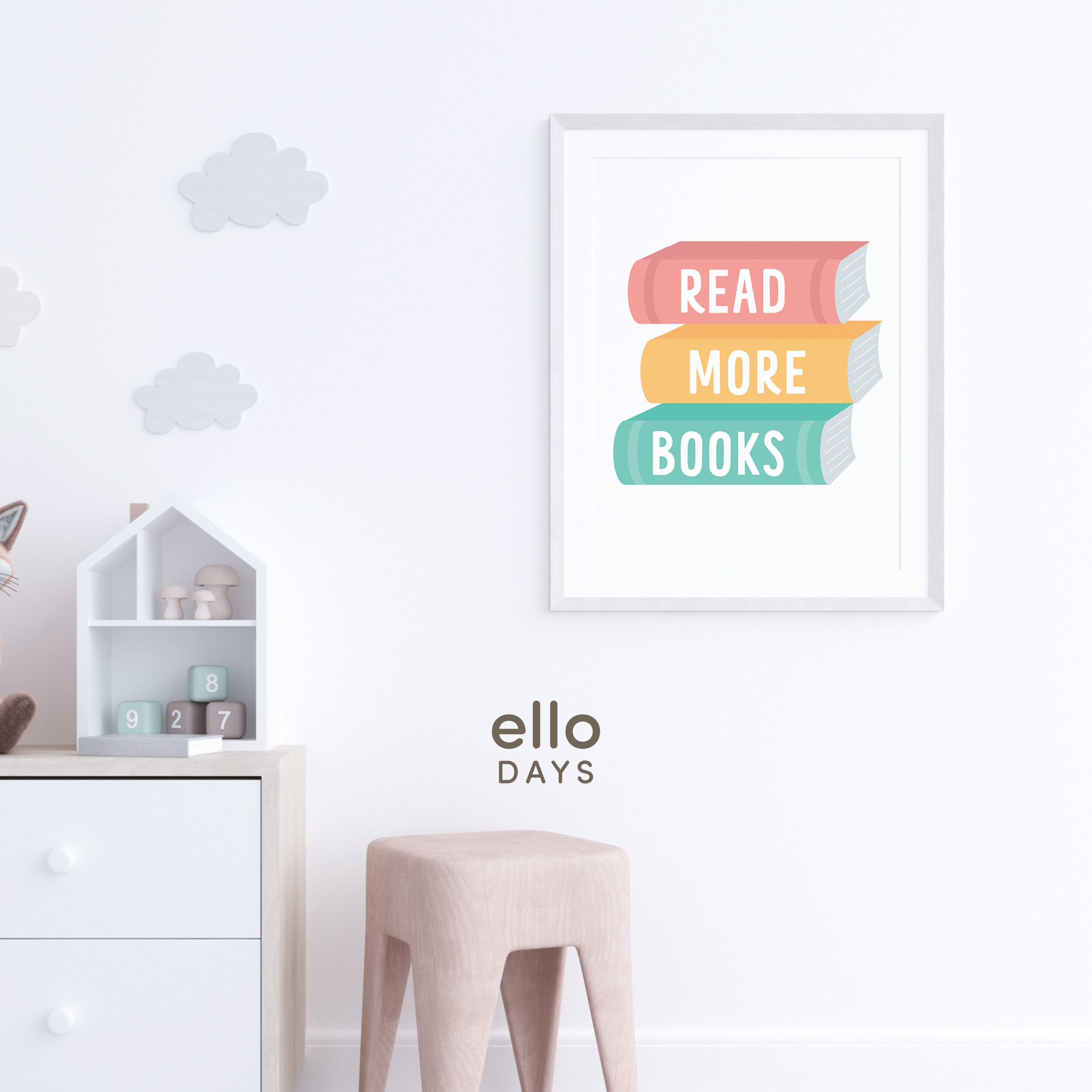 Reading Motivational Poster, Classroom Decoration, Reading Corner Wall ...