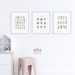 Neutral Alphabet Shapes Numbers 1-10 Printable Wall Art Bundle ...