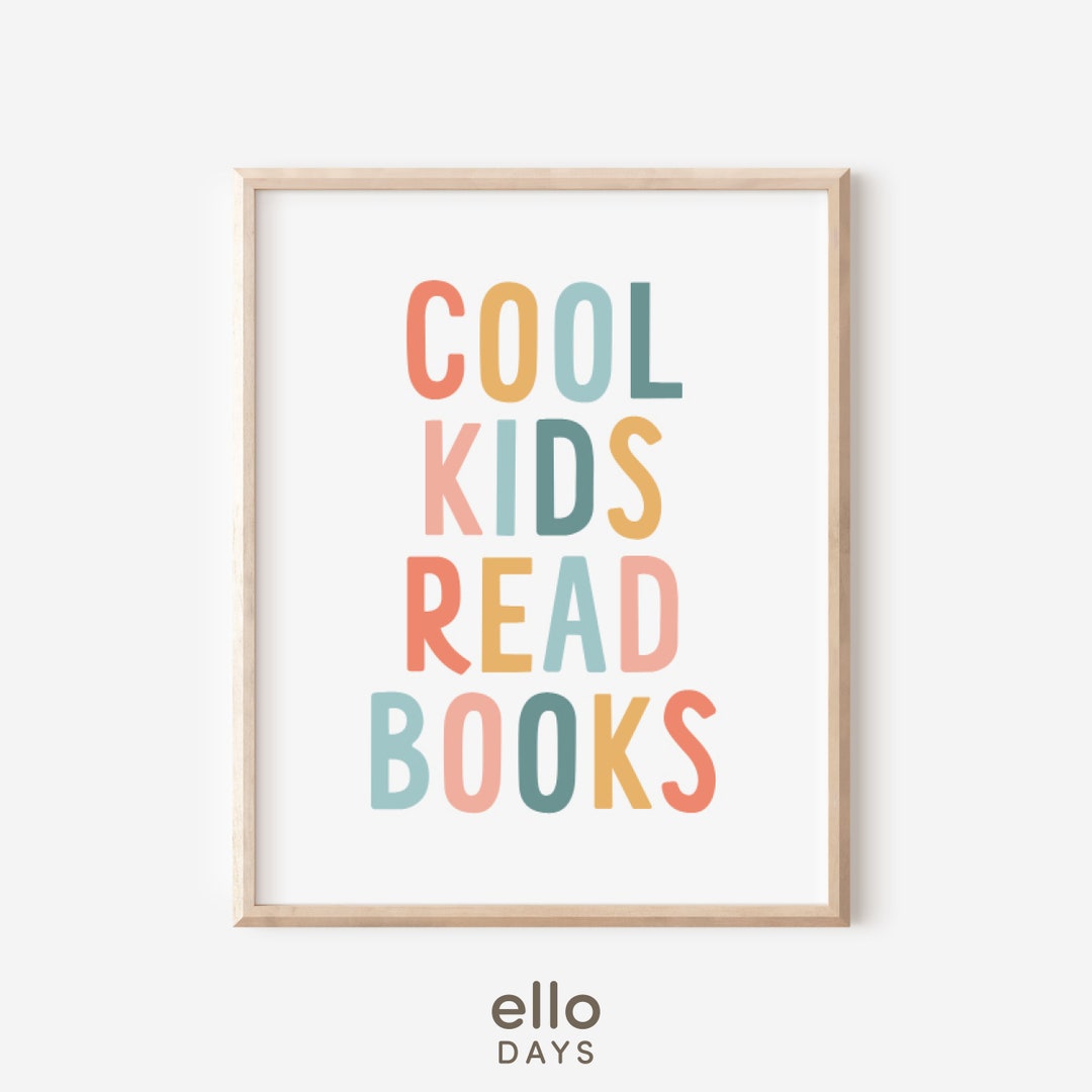 Classroom Reading Area Sign, Library Wall Decor, Reading Corner Print ...