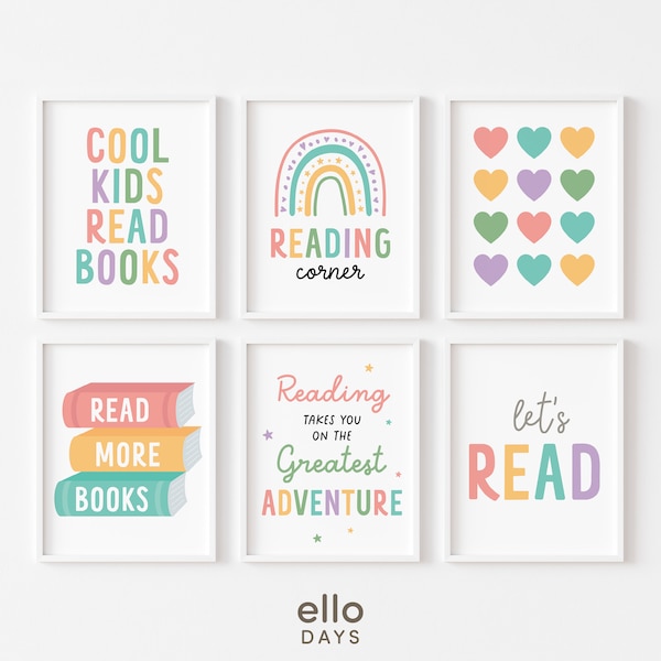 Reading Poster - Etsy