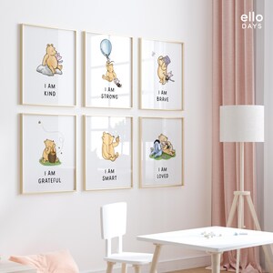Classic Winnie-the-pooh Motivational Poster, Self Love Affirmation ...