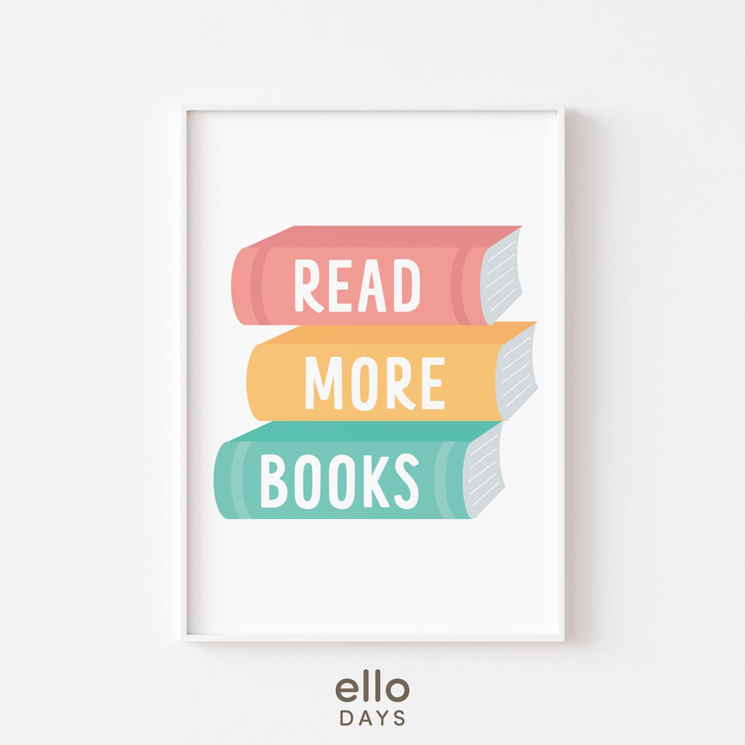 Reading Motivational Poster, Classroom Decoration, Reading Corner Wall ...