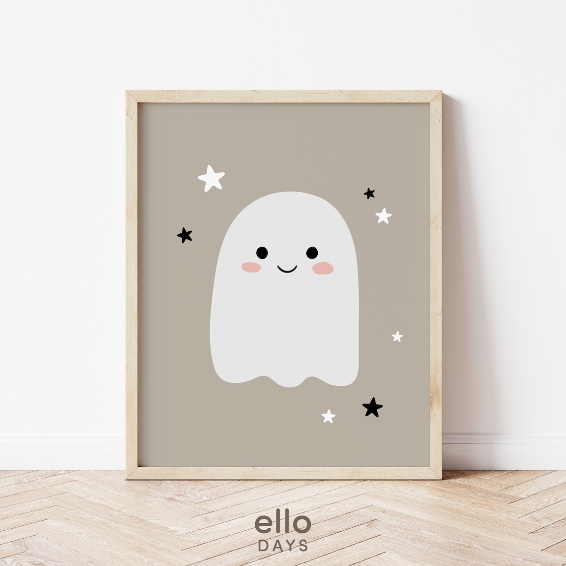 Halloween Cute Little Ghost and Trick or Treat Printable Wall - Etsy