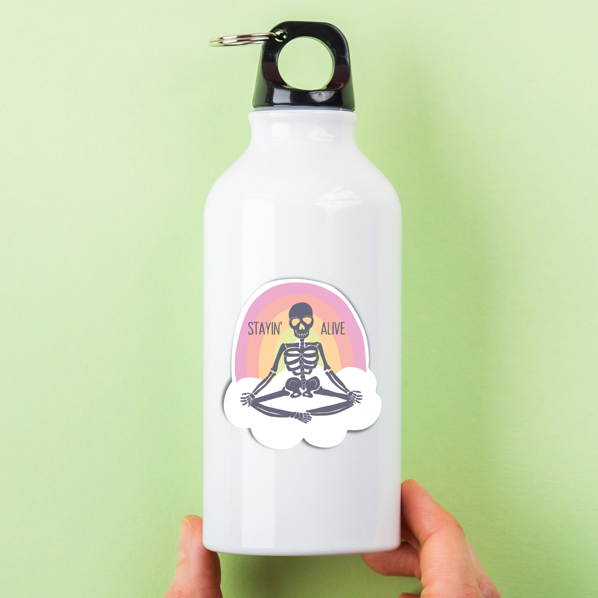 Stayin' Alive Digital Stickers Png Svg | Printable Sticker Svg | Funny ...