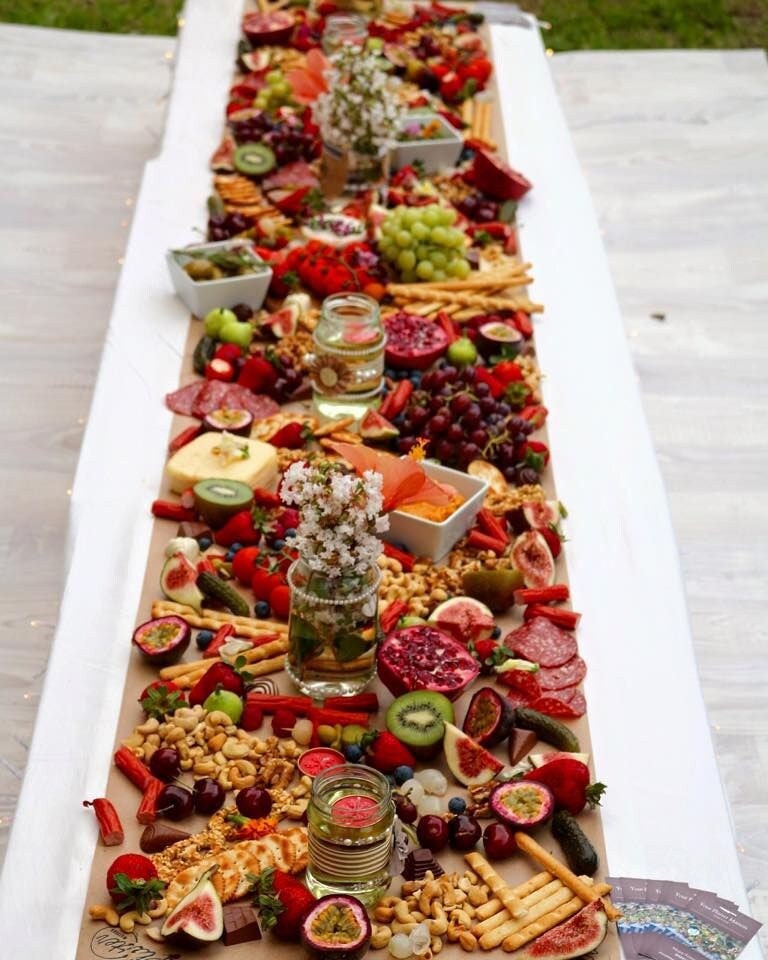 Template for Long Grazing Table, Charcuterie Board or Cheese Platter ...