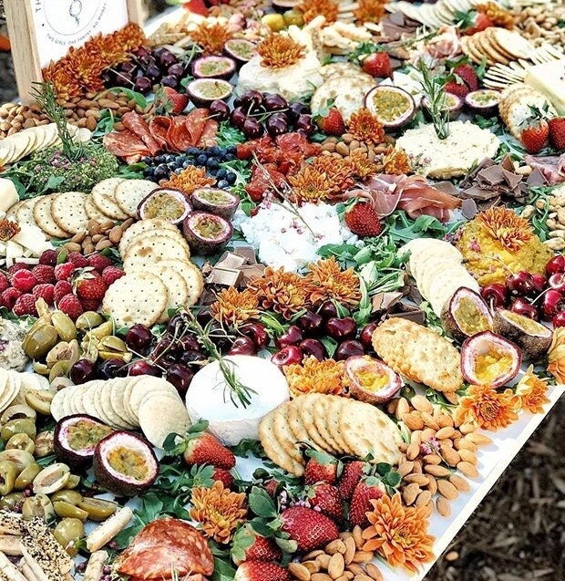 Giant Grazing Table Template, Charcuterie Board, Cheese Platter for DIY ...