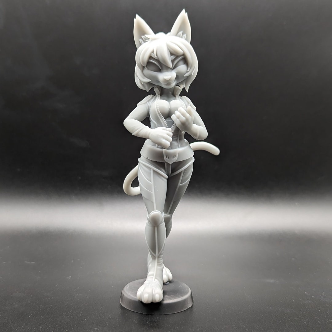 Cat Catwoman Figurine mike Smolka - Etsy