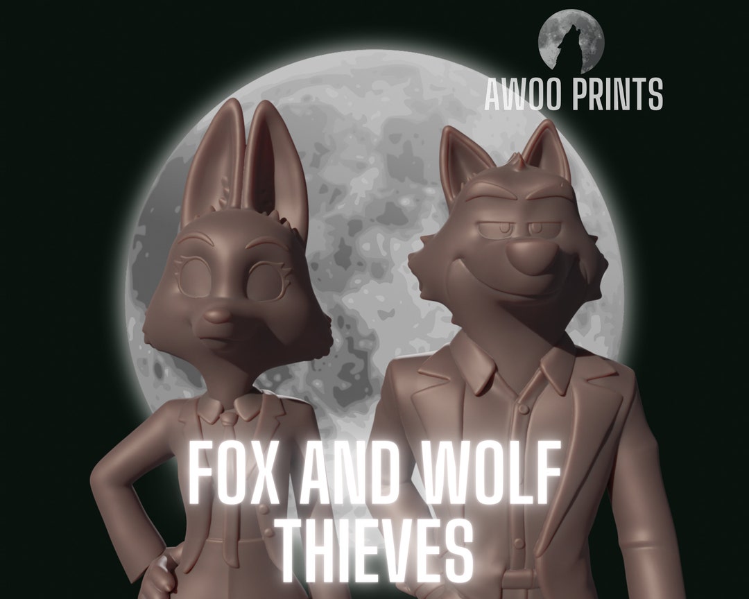 Fox and Wolf Thieves sillytoys - Etsy Canada