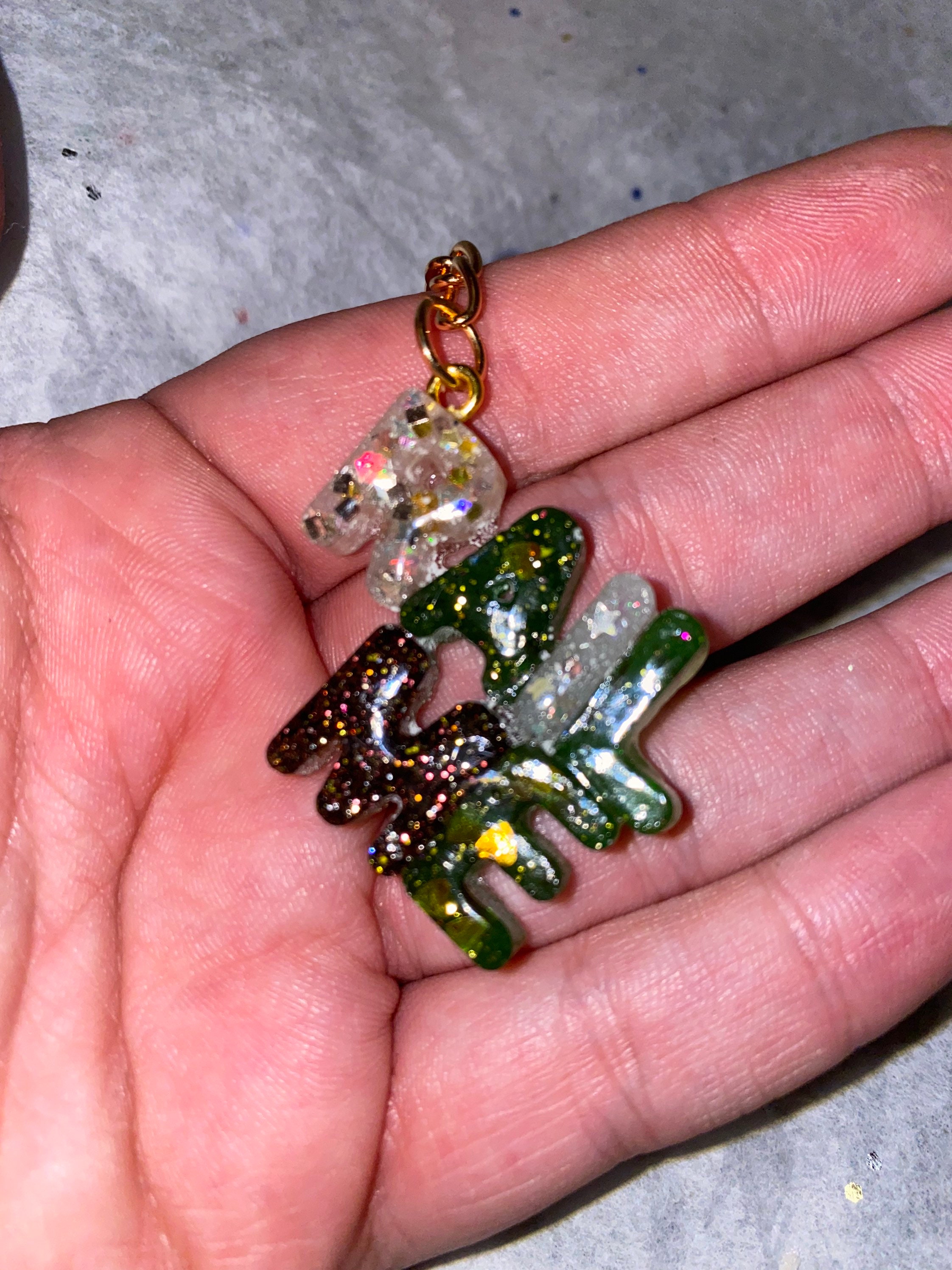 Naughty-vulgar-funny Hand Made Word Keychains/resin Keychains/choke Me ...