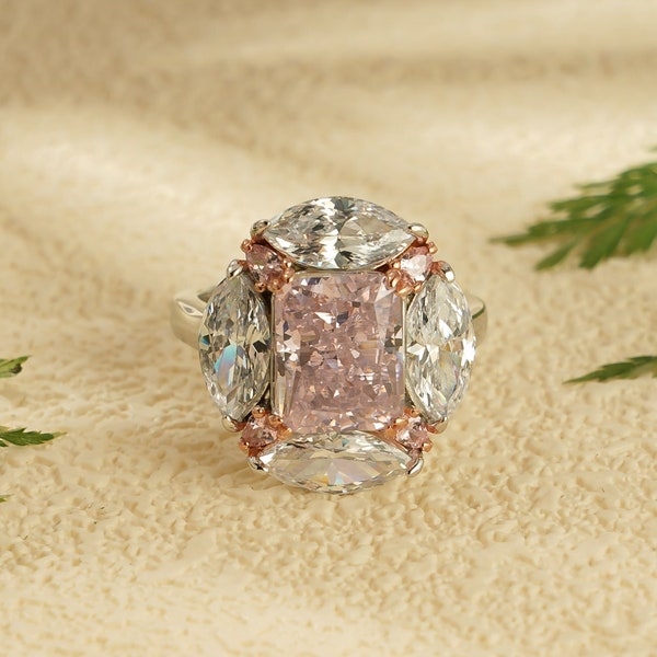 Pink Moissanite - Etsy