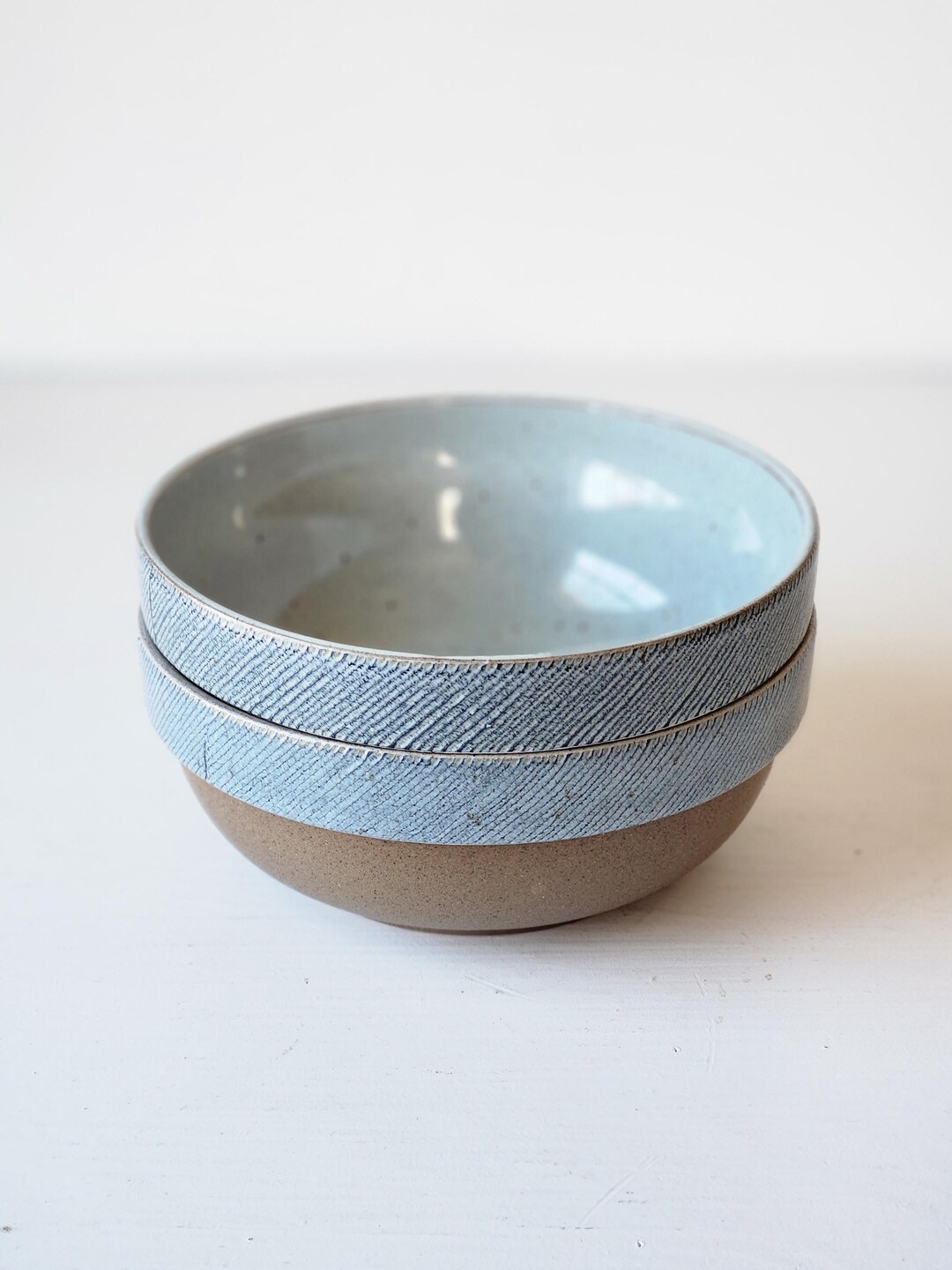 Midwinter Denim Stoneware Soup Cereal Bowls Set of Two - Etsy