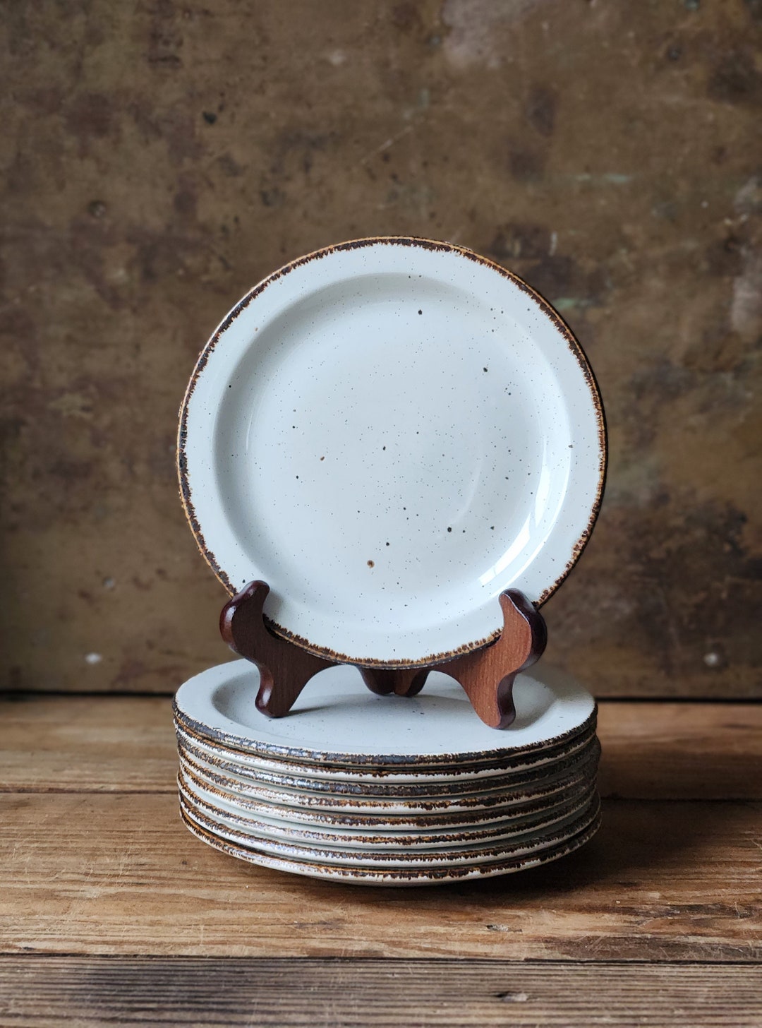 Stonehenge Midwinter White Salad Plates MCM Vintage Dinnerware Set of ...