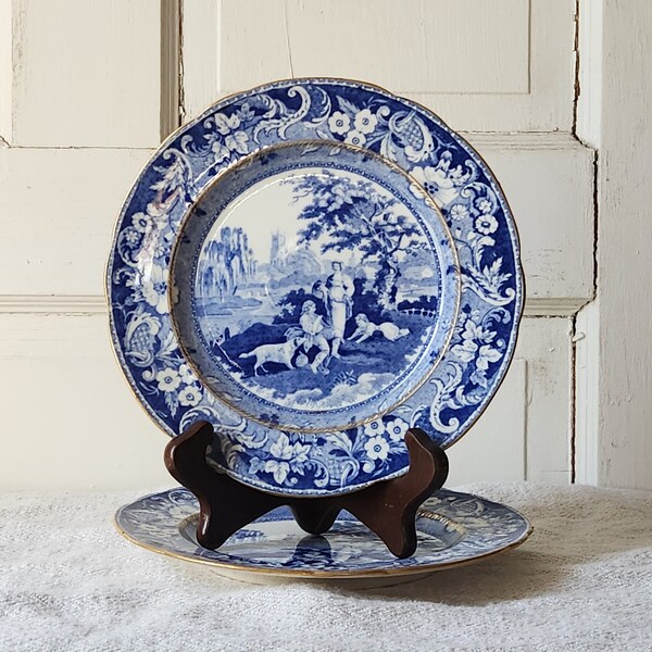 Blue Transferware - Etsy