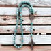 River of God Rosary With Natural Turquoise Beads and Hand-cast Sterling ...