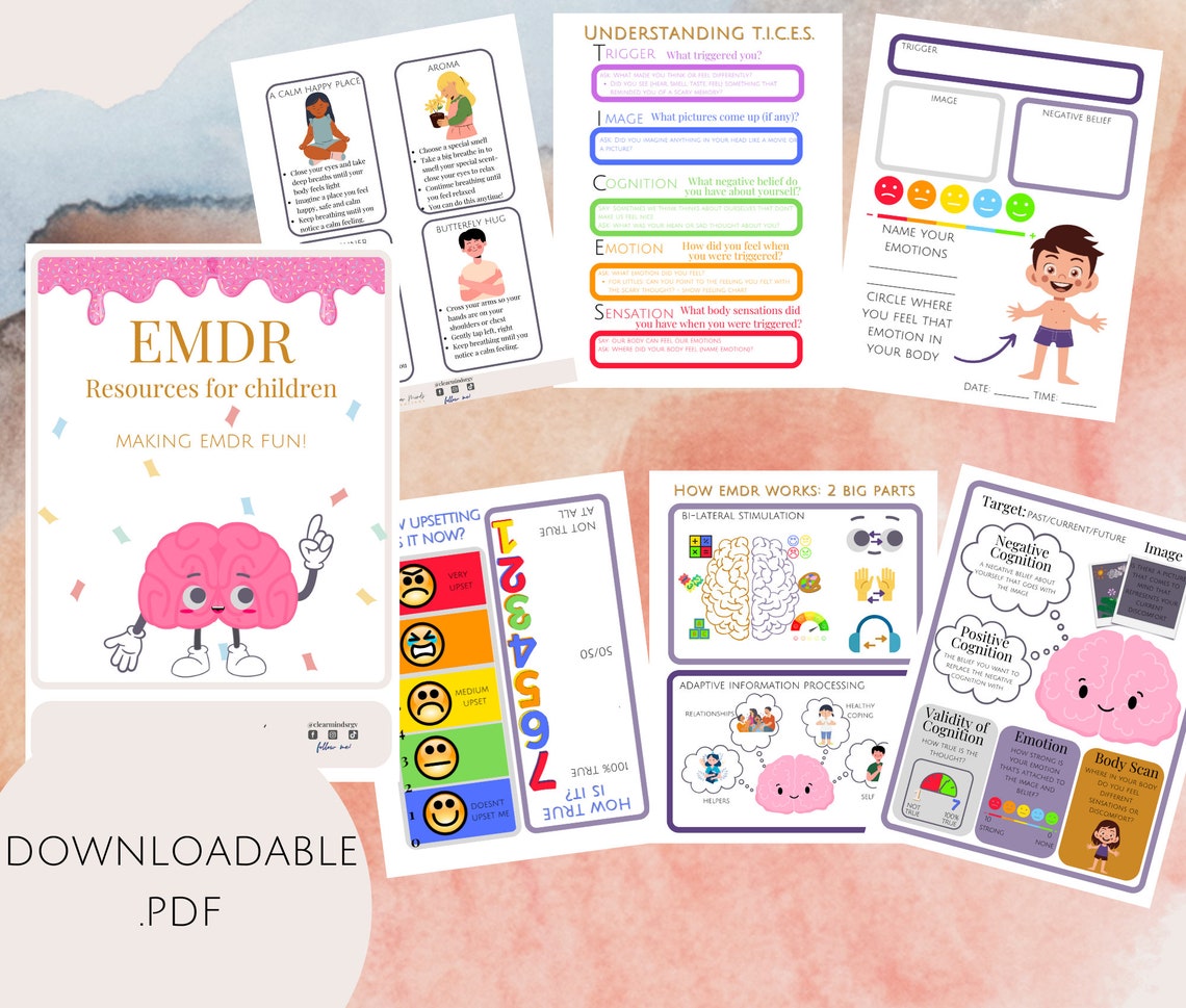 EMDR Resource Booklet for Kids - Etsy